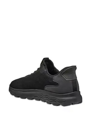Geox Spherica Plus Textured Lace-up Sneakers
