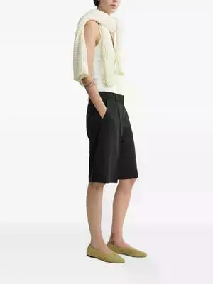 TOTEME Pressed-crease Tailored Shorts - Black