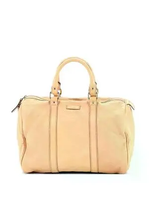 Gucci Joy Boston Bag Medium Leather Handbag - Neutrals