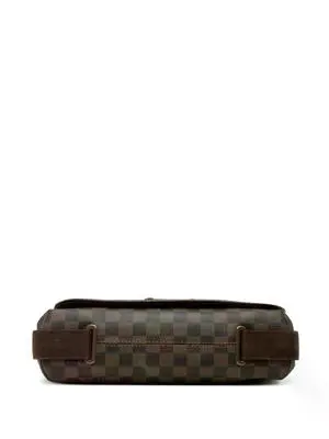LOUIS VUITTON Damier Ebene Brooklyn Mm Crossbody Bag