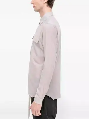 Rick Owens Long Sleeve Chest Pocket Shirt