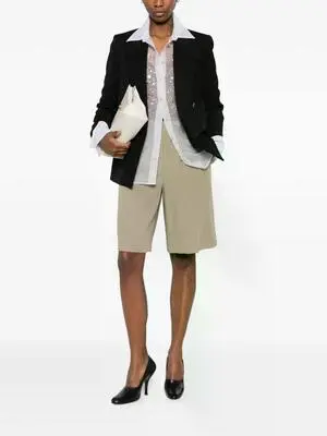 JOSEPH Wool Double-breasted Blazer - Black