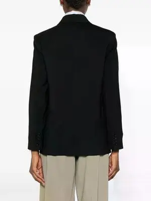 JOSEPH Wool Double-breasted Blazer - Black