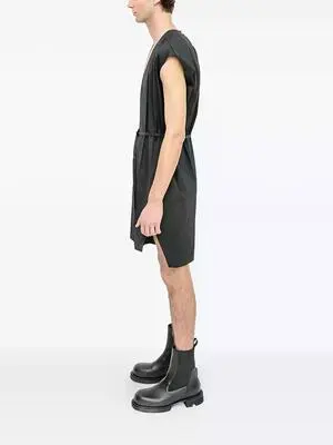 Rick Owens Sleeveless V-neck Jumpsuit With Belt