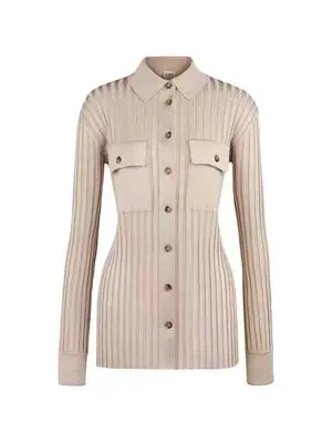 TOD'S Ribbed Chest-pocket Cardigan