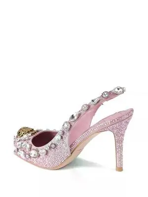 Kurt Geiger Belgravia Crystal-embellished Slingback Pumps