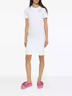 Versace Short-sleeve Logo Dress