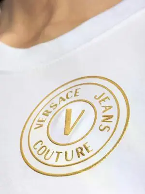 Versace Short-sleeve Logo Dress