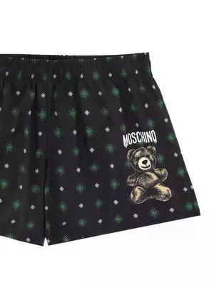 Moschino Teddy Patterned Swim Shorts