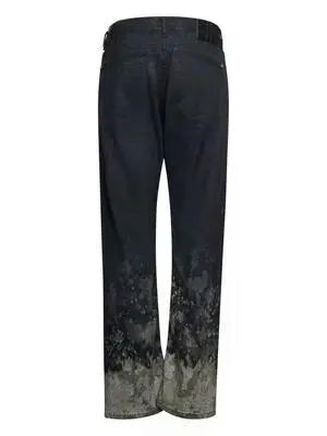 John Richmond Bleached Hem Jeans