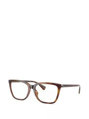 POLO RALPH LAUREN EYEWEAR Rectangle-frame Eyeglasses - Brown