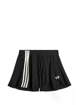 Y3 Shorts With Side Stripes - Black