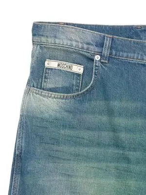 Moschino Detail Denim Shorts
