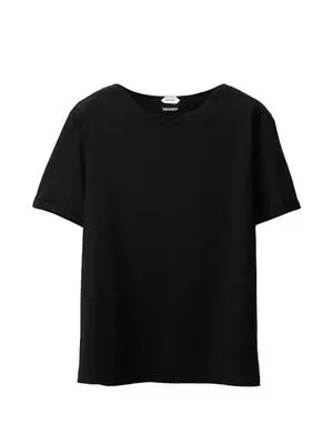 Versace Embroidered Cotton-jersey T-shirt - Black