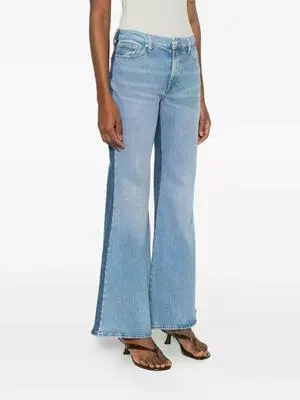7 For All Mankind Panelled Flare Jeans
