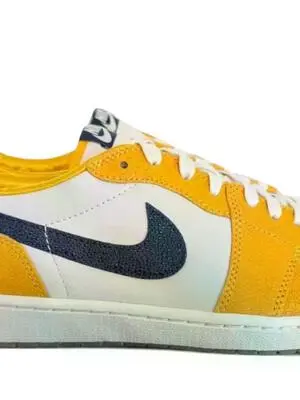 JORDAN 1 Low Lace-up Sneakers - Yellow