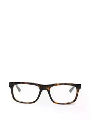 Montblanc Geometric Eyeglasses - Brown