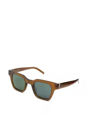 Saint Laurent Square-frame Sunglasses With Logo Hardware