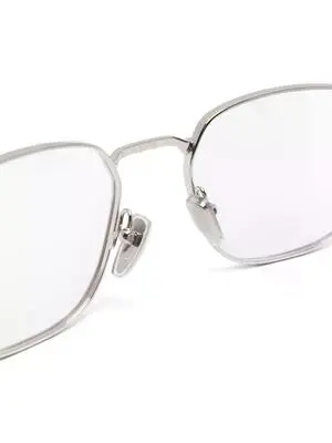 Gucci Octagonal Frame Glasses - Silver