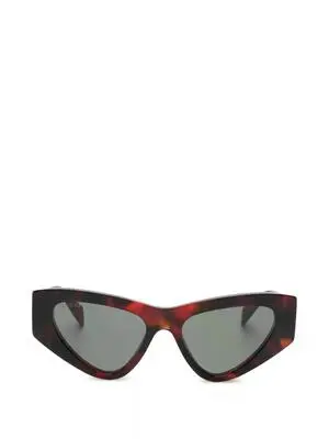 Gucci Geometric Sunglasses - Brown