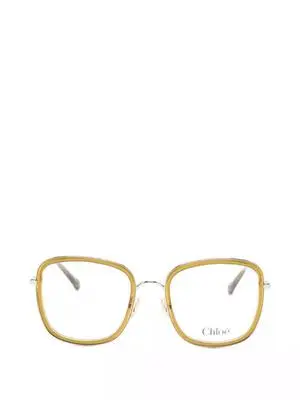Chloé Square Frame Glasses - Green