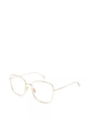 Chloé Geometric Frame Eyeglasses - Pink