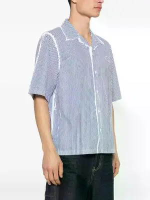 DIESEL® Striped Revere Collar Shirt - Blue