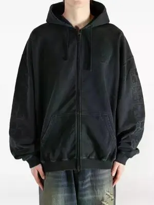 Vetements Hooded Zip-up Hoodie