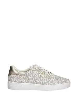 Michael Kors Scotty Logo-pattern Lace-up Sneakers - Neutrals
