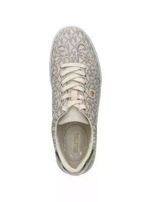 Michael Kors Scotty Logo-pattern Lace-up Sneakers