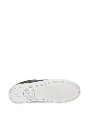 Michael Kors Scotty Logo Pattern Lace Up Sneakers