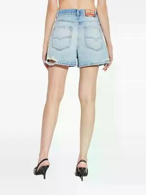 DIESEL® De-helios Ripped Denim Shorts