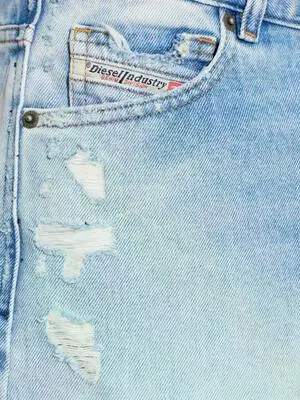 DIESEL® De-helios Ripped Denim Shorts