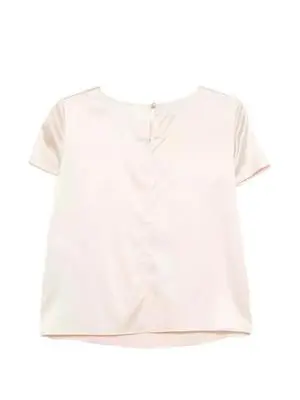 Emporio Armani Silk Short Sleeve Top