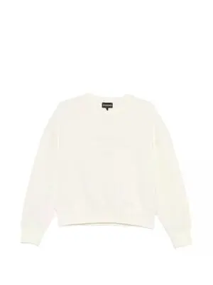 Emporio Armani Ribbed Sweatshirts Hoodies For Women