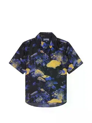 Vilebrequin Floral-print Shirt - Black