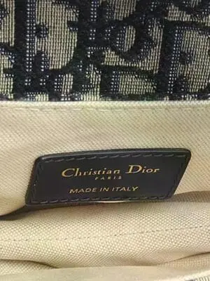 Dior 2020 Mini Oblique Canvas Saddle Bag Satchel - Brown