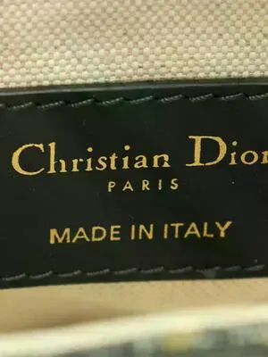 Dior 2020 Mini Oblique Canvas Saddle Bag Satchel - Brown