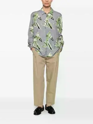 Paul Smith Print Buttoned Shirt - Grey