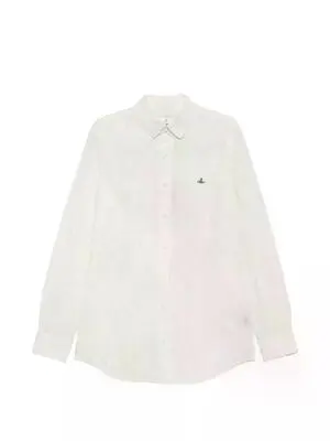 VIVIENNE WESTWOOD Orb-detail Button-fastening Shirt - White