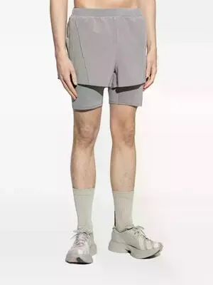 Adidas X Entire Studios D4t Layered Shorts - Grey