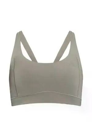 Adidas X Entire Studios Optime Logo-detail Sports Bra - Neutrals