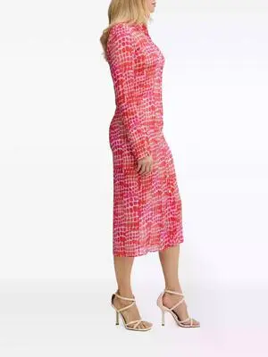 Patrizia Pepe Printed Midi Shirt Dress