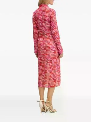 Patrizia Pepe Printed Midi Shirt Dress