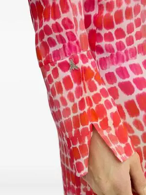 Patrizia Pepe Printed Midi Shirt Dress