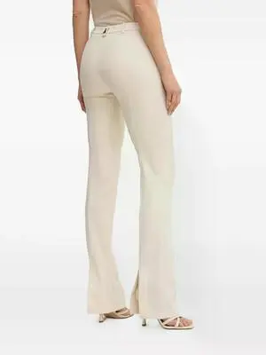 Patrizia Pepe Emblem Detail Flared Trousers