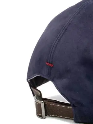 Brunello Cucinelli Baseball Cap With Embroidered Logo - Blue