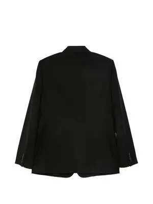 Saint Laurent Peak-lapel Single-breasted Blazer - Black