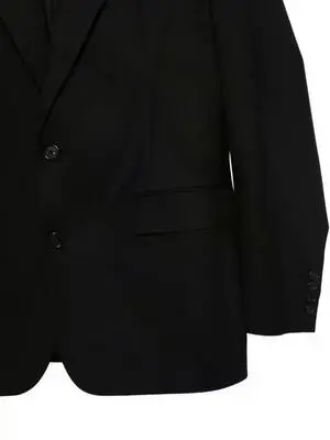 Saint Laurent Peak-lapel Single-breasted Blazer - Black