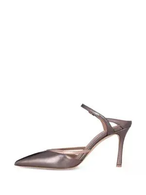 MALONE SOULIERS Yola Pointed Leather Mules